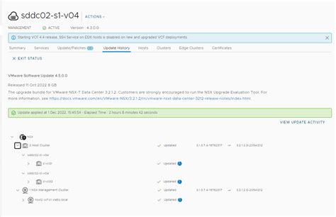 Vmware Sddc Vcf Lcm Upgrade To 4500