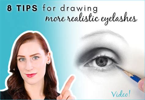 How To Draw Realistic Eyelashes