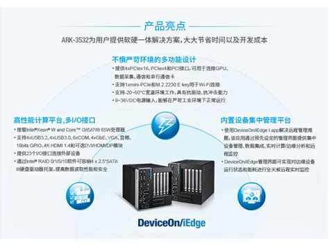 边缘计算专刊 高性能运算 紧凑设计 灵活扩展 研华多功能嵌入式工控机ark 3532