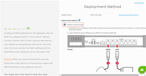 ATP FLEX How To Deploy With Nebula Native Mode For Gateway Obtained ZTP Certificate Zyxel