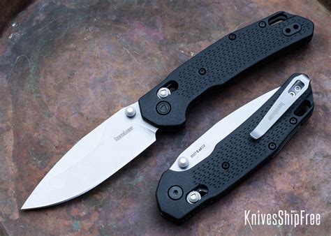 Kershaw Knives Iridium Gray Anodized Aluminum D2 Tool Steel