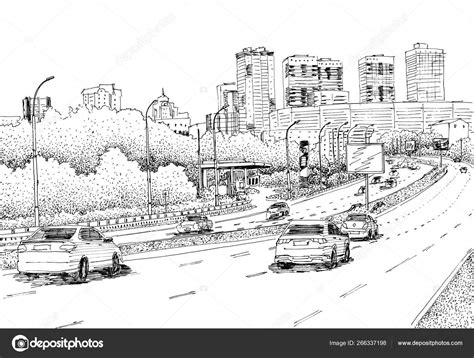 Street Side View Drawing