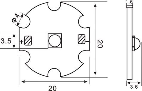 Microscope Led Custom 365nm Led Module For Microscope Luxcob
