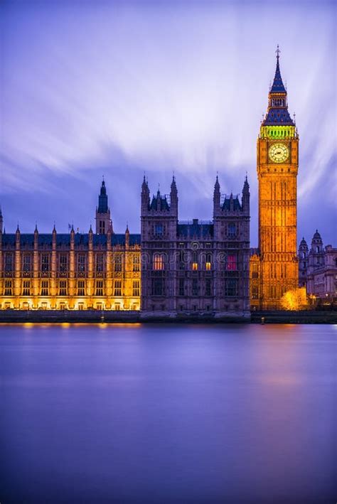 The Big Ben And Westminster In London United Kingdom Just After
