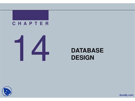 Data Base Design System Analysis And Design Lecture Slides Docsity
