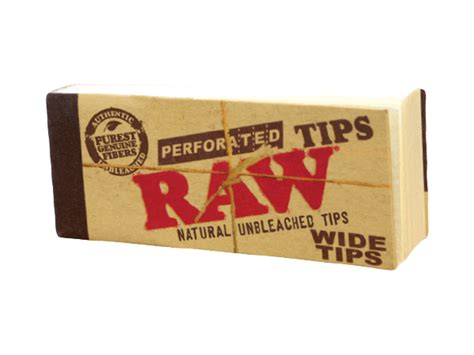 Raw Classic Perforated Wide Tips Blunt And Cherry