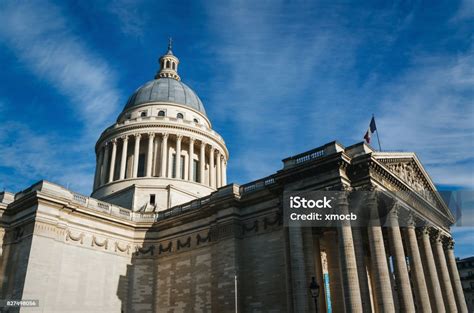 유명한 파리 랜드마크 판테온 프랑스의 아름 다운 측면 보기 아름 다운 가로 여행 엽서 서식 파일입니다 Unesco 조직된 단체에 대한 스톡 사진 및 기타 이미지 Istock