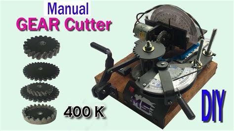 How To Make A Gear Wheel Cutter Diy Gear Cutter Milling Machine Diy Youtube