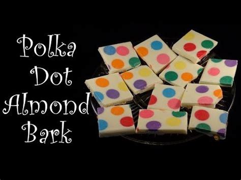 Rainbow Polka Dot Almond Bark With Yoyomax12 Youtube Homemade Chocolate Bars Almond Bark