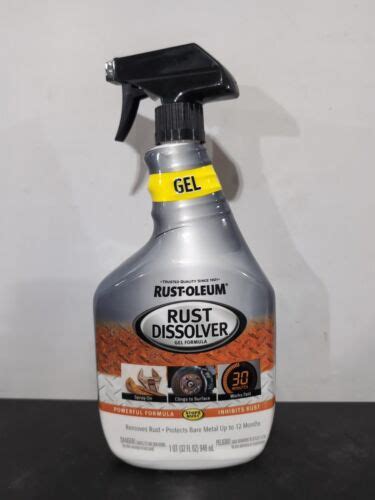 Rust Oleum Rust Dissolver Gel Spray 300112 32 Oz Ebay