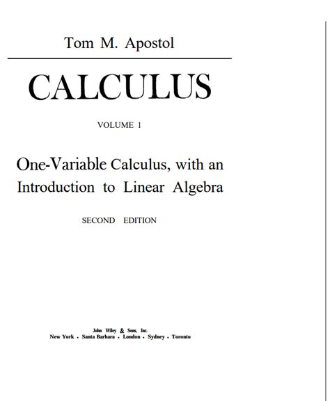 📘 كتاب Calculus One Variable For Dummies ــ Jane And Stephen اصدار 1967