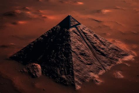 Premium Ai Image Stone Big Pyramid Generate Ai