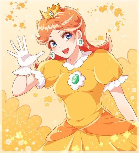 Princess Daisy Mario Drawn By Indisk Irio Danbooru