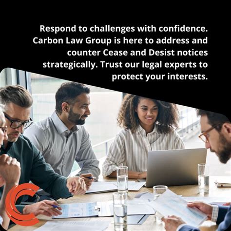 Carbon Law Group On Linkedin Ceaseanddesistresponse Legaldefense