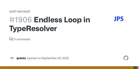 Endless Loop In Typeresolver · Issue 1906 · Soot Osssoot · Github