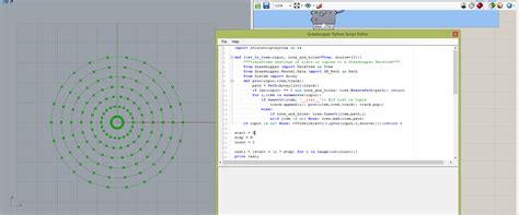 Create Circles Divide And Connect Points From Gh To Py Scripting