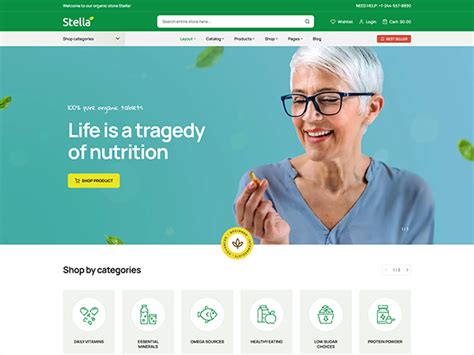 Stella Modern And Multi Concept Ecommerce Magento2 Theme
