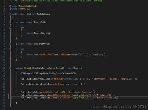 Ue4引用第三方库lib以及dlladsklib Ue Csdn博客