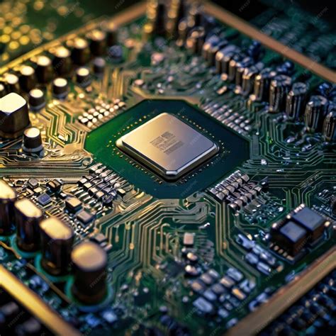 Semiconductor Lines Integrated Circuits Processors Premium Ai