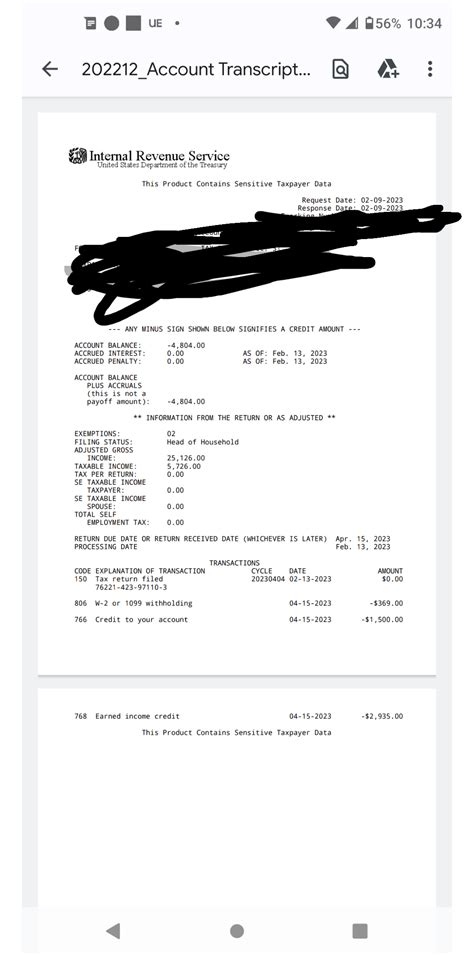 What Does Processing Date Mean On Irs Transcript R Irs