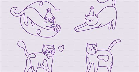 머리에 모자를 쓴 고양이 그림 벡터 Unsplash의 벽지 이미지