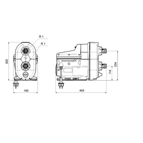 Grundfos Hauswasserwerk Scala2 3 45 200 240v 50 60hz Schuko
