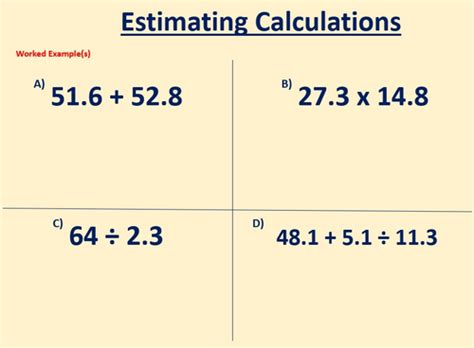 Rounding And Estimation Teaching Resources
