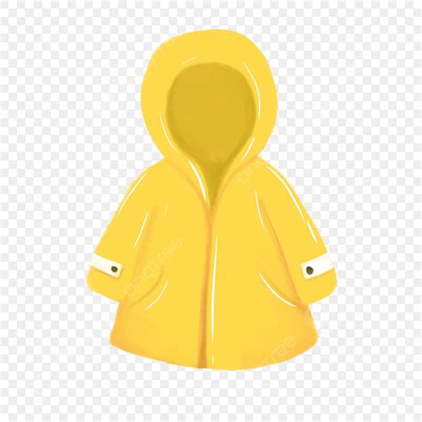 후드와 노란 우비 일러스트 클립 아트 레인 코트 클립 아트 옐로우 비옷 후드와 노란 우비 Png 일러스트 및 Psd 이미지