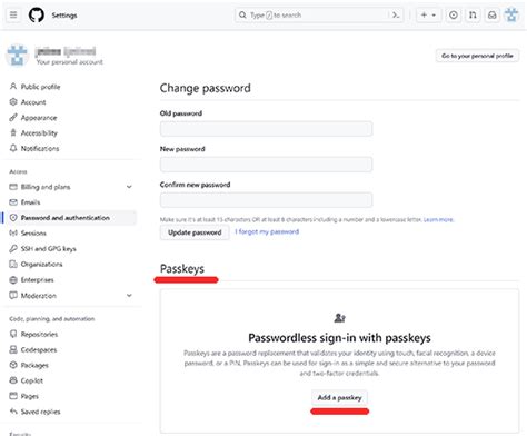 Githubが全ユーザーを対象にパスキー正式対応、パスワードレスでログイン可能に － Publickey