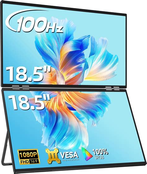 Lipa HDR 72 Dual Portable Monitor Full HD Portable Monitor Ultrawide Monitor Foldable