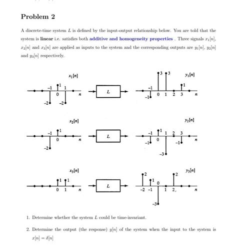 solved a discrete time system l is defined by the