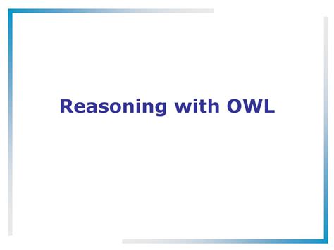 Ppt Reasoning With Expressive Description Logics Powerpoint Presentation Id1757572