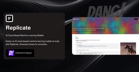 Ai Cloud Based Machine Learning Models Replicate