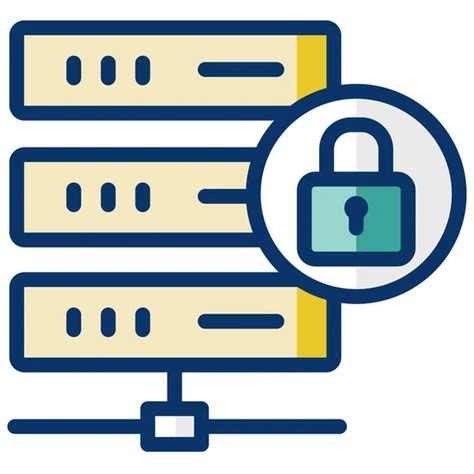 Data Database Locked Icon Stock Vector Image By ©iconfinder 490748424