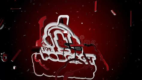podcast live logo intro green screen background stock footage video