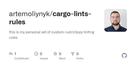 Adam Lenda On Linkedin Github Artemoliynykcargo Lints Rules This