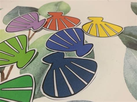 어린이집 무료 도안 여름 환경구성무지개 조개 친구 모빌 2종 네이버 블로그 무지개 여름 조개