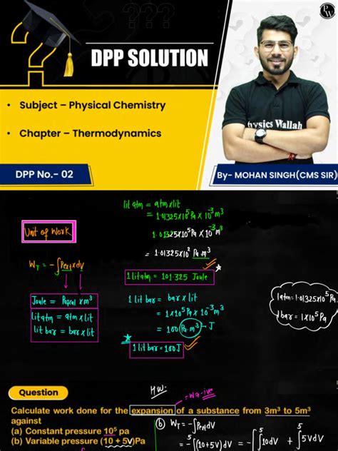 Thermodynamics Dpp 02 Discussion Notes Fighter Jee 2025 Pdf
