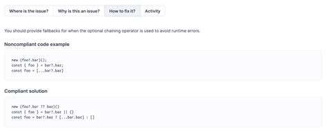 Bug Sonar Unsafe Usage Of Optional Chaining · Issue 973 · Sapopen