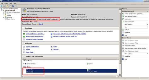 Quorum Drive In Failover Clusterwindows Server 2008r2 Mssqltrek