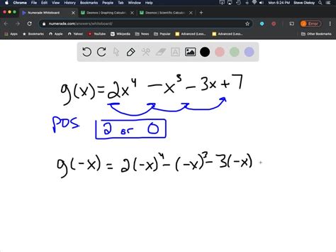 solved state the possible number of positive real zeros negative real