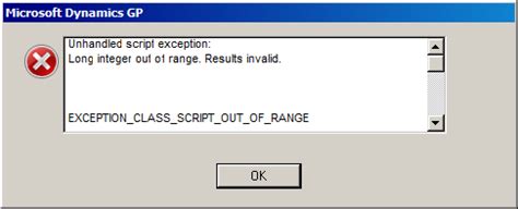 Long Integer Out Of Range Results Invalid The Microsoft Dynamics Help