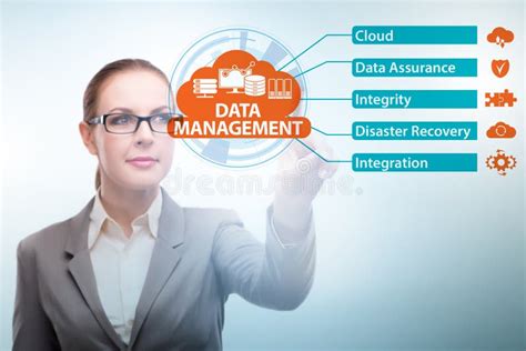Data Management Concept With Business People Stock Image Image Of Tool Data 260725821