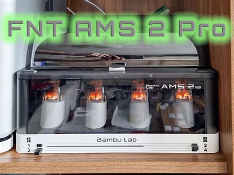 Fnt Ams2 Pro Plates Holder For X1 P1 With Button Remixed By Frantisek23