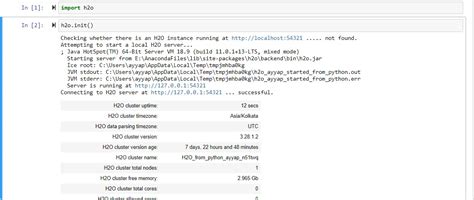 Classification Use Cases Using H2o In Python And H2oflow Codespeedy