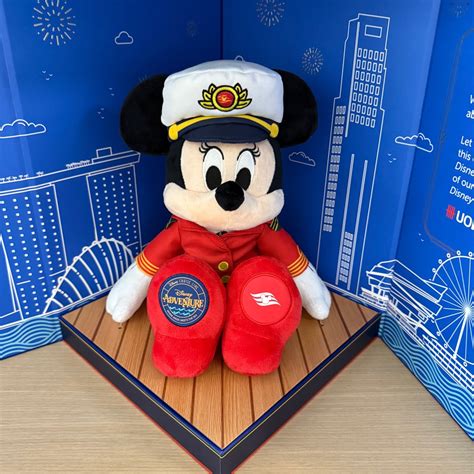 Lowest Price Uob Disney Cruise Captain Mickey Minnie Plushie Hobbies