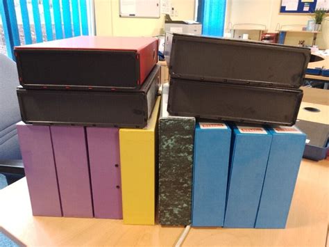 12 X A4 Box Files Used In Edinburgh Gumtree
