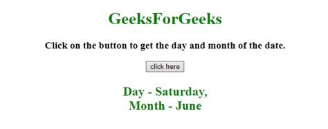 如何使用 JavaScript 获取一年中的日期和月份 码农参考
