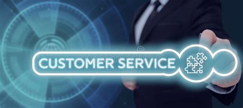 Conceptual Caption Customer Service Business Overview Direct Interaction With The Consumers