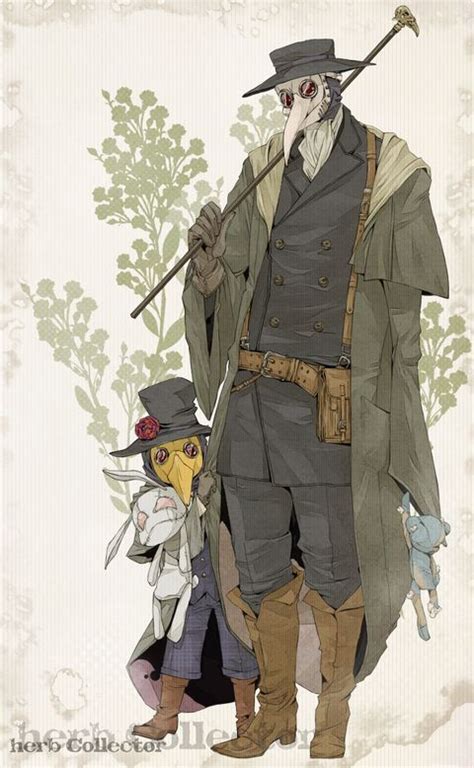 Creepy Yet Cool Pest Masks Pixiv Spotlight キャラクターアート ペスト医師 イラスト